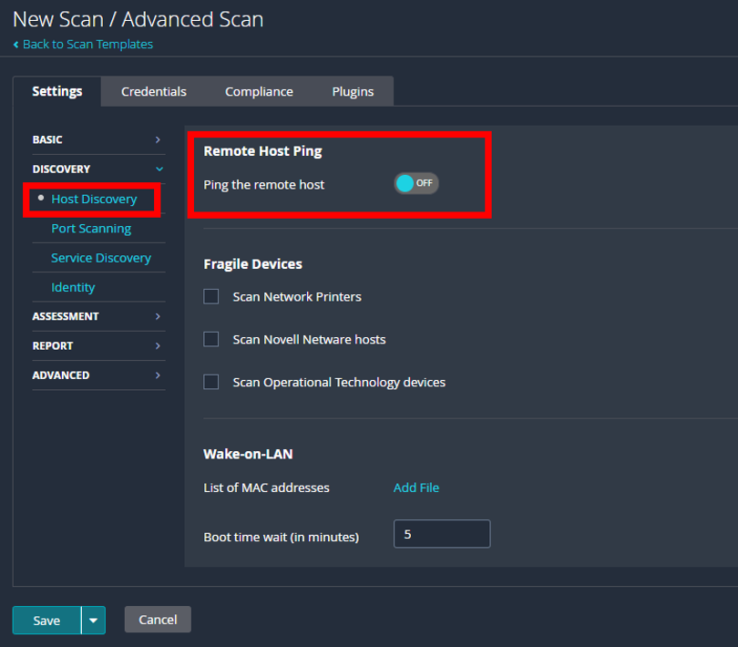Configuring Nessus Scanner to Perform RDS Scans | Schellman