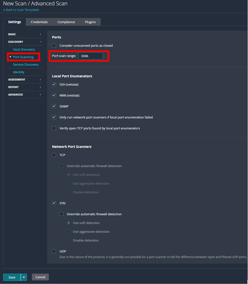 Configuring Nessus Scanner to Perform RDS Scans | Schellman